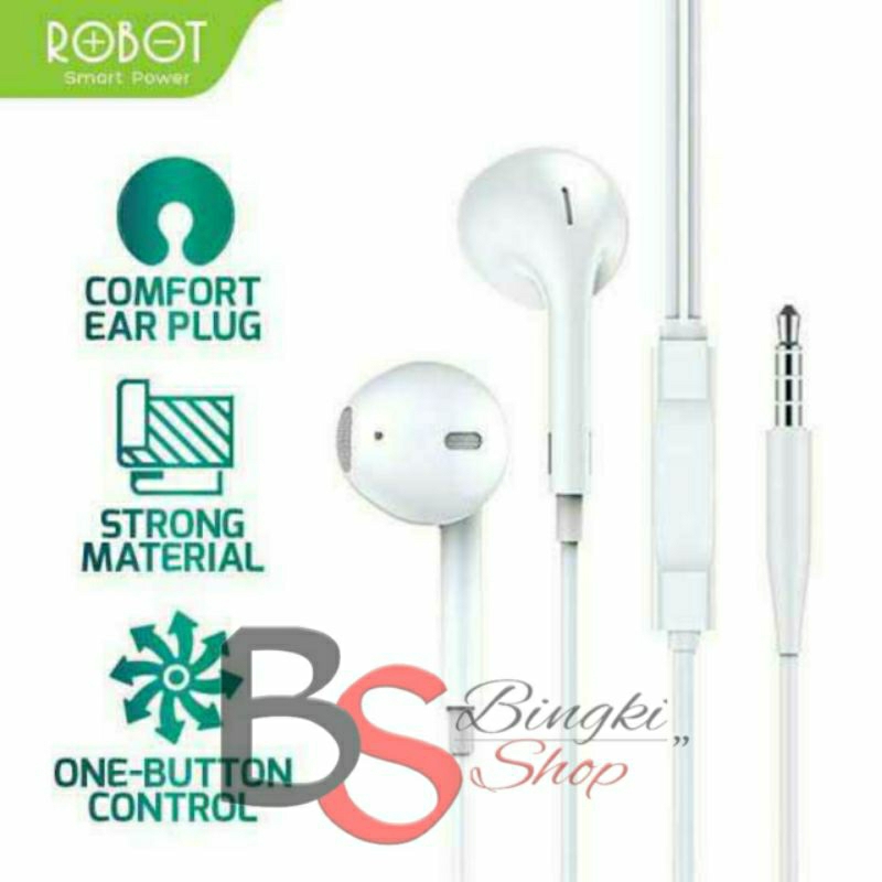 Jual Headset Robot RE10 Warna Putih 100% ORIGINAL | Shopee Indonesia