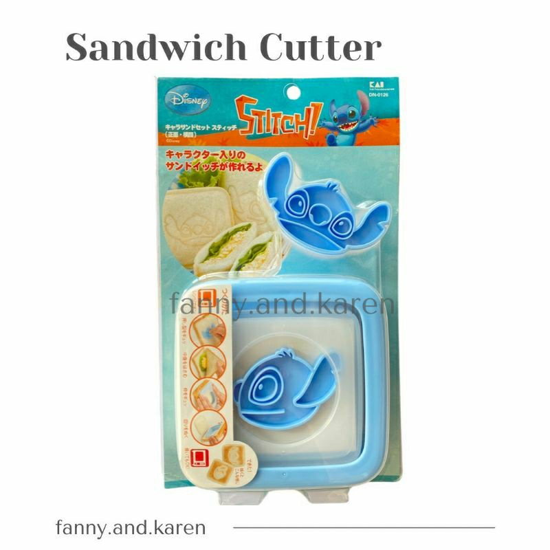 Jual Kai Sandwich Cutter Lilo Stitch (Cetakan Bento Roti Sandwich ...