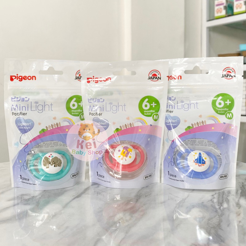 Jual Pigeon Mini Light Pacifier Empeng Dot Pigeon SML 0+ 6+ 12 ...