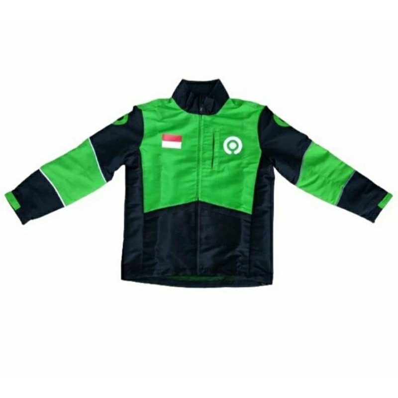 Jual Jaket Go-jek Terbaru 2023, original sise M + helm gojek terbaru ...