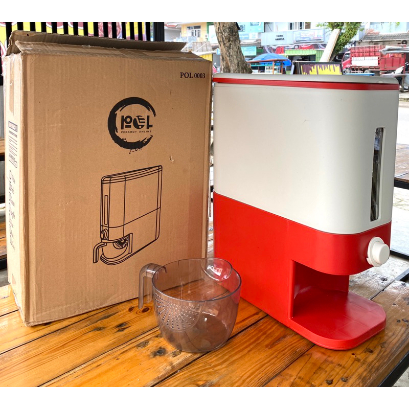Jual Dispenser Beras 12Kg / Rice Box / Tempat Penyimpanan Beras ...