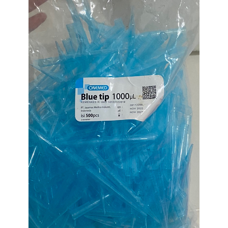 Jual ONEMED Blue Tip 1000ul Micropipette Filter Tips 1000 ul | Shopee ...