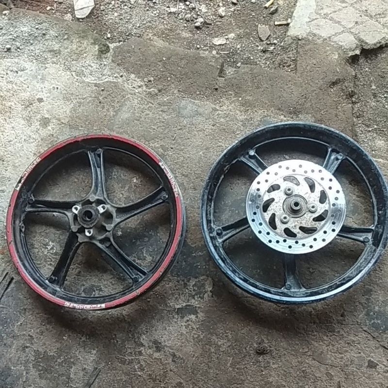 Jual velg racing depan Mio j,Mio M3,soul GT.barang second original ...