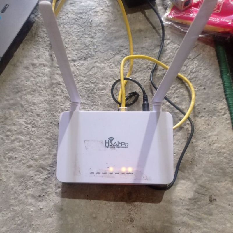 Jual HSAIRPO WR300N 300Mbps Wireless N Router HOTSPOT NEMBAK WIFI ID RT ...