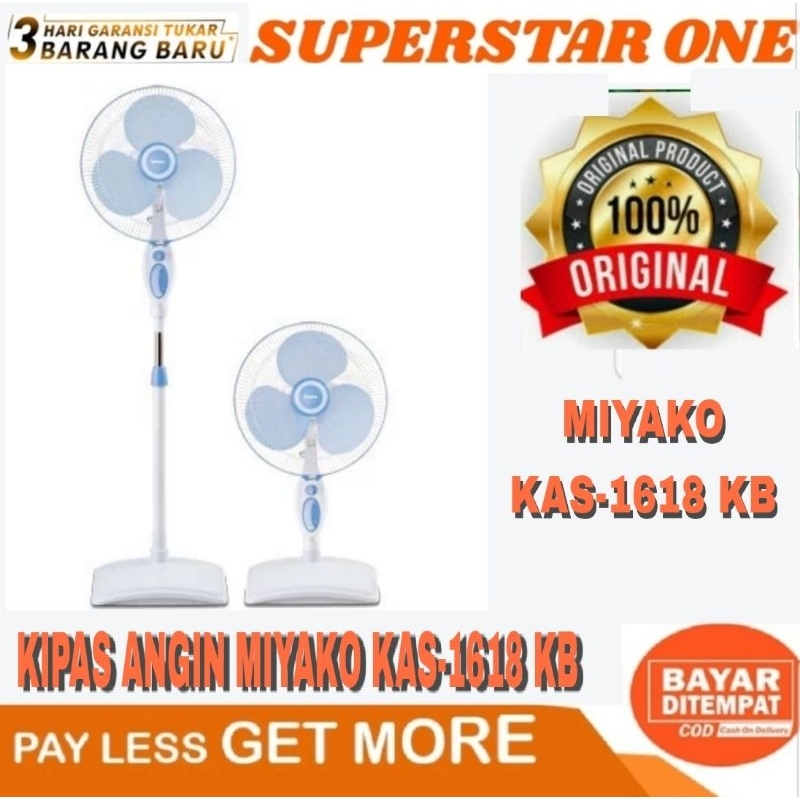 Jual Kipas angin Miyako KAS -1618 KB kipas stand fan KAS 1618KB ...