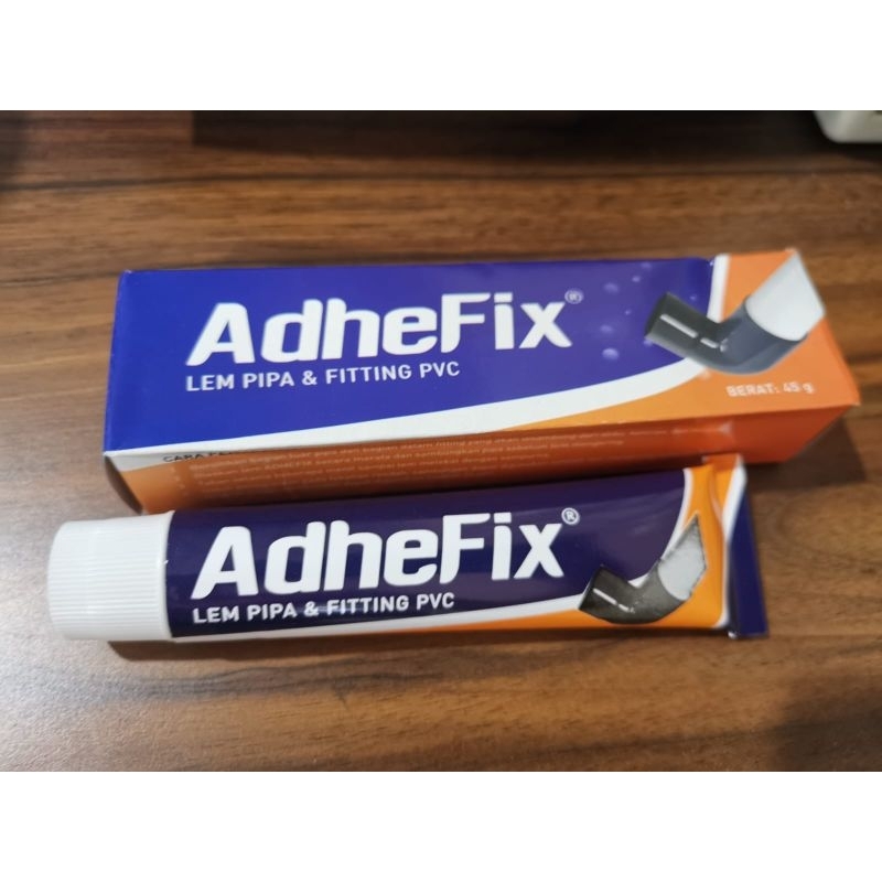 Jual lem Pipa fitting PVC 45g AdheFix lem pipa | Shopee Indonesia