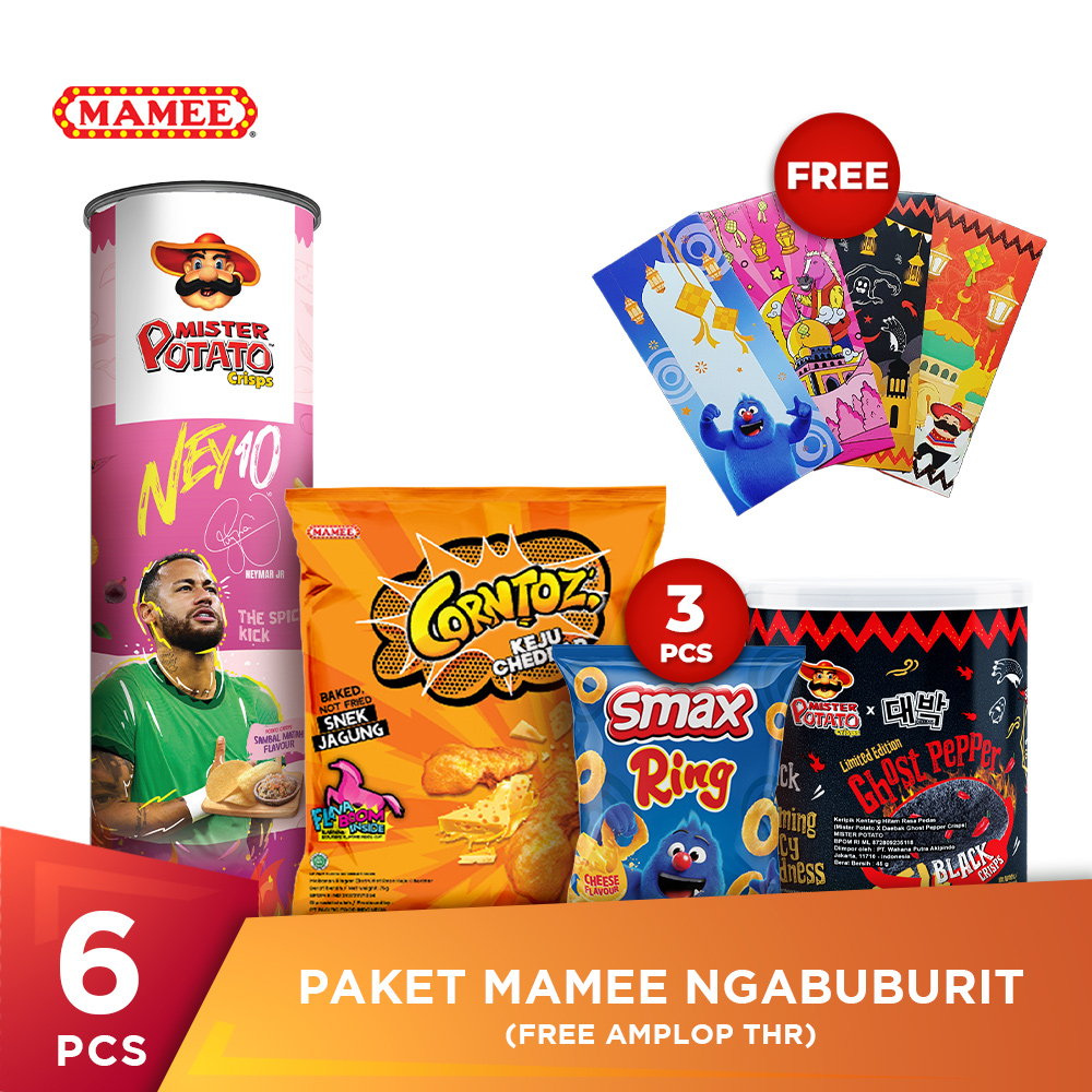 Jual Paket Mamee Ngabuburit (Free Amplop THR) | Shopee Indonesia