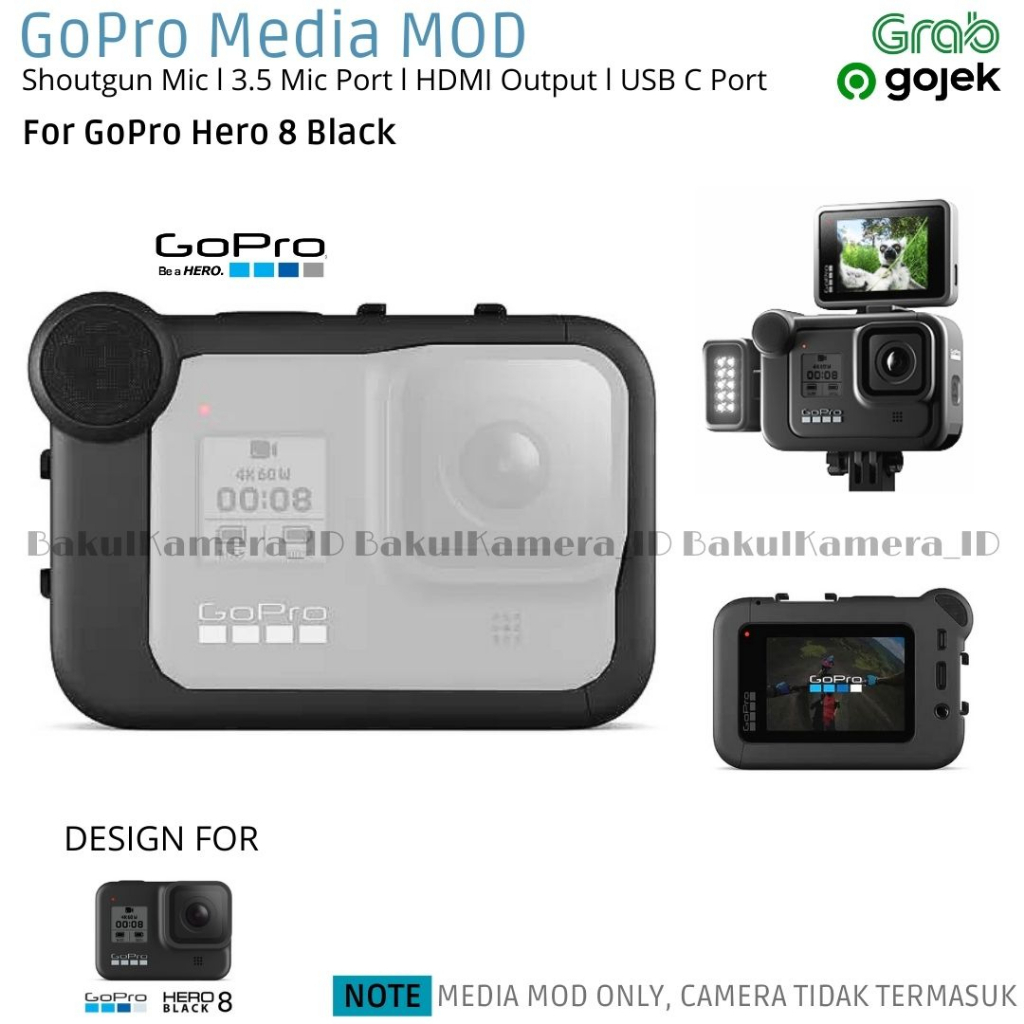 Jual GoPro Media Mod For GoPro Hero 8 Black | Shopee Indonesia