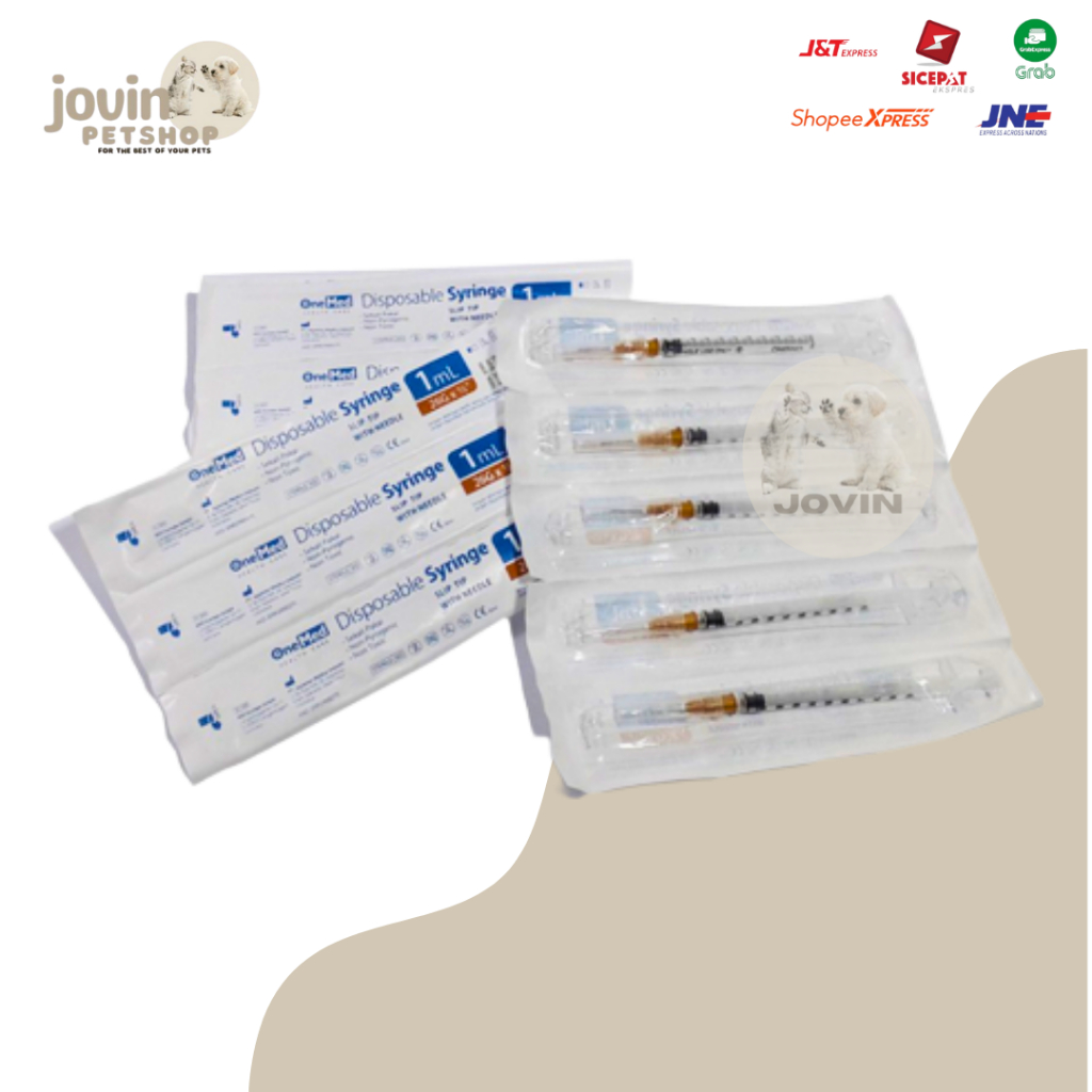 Jual Spuit With Needle 1ml for Cat and Dog | Shopee Indonesia