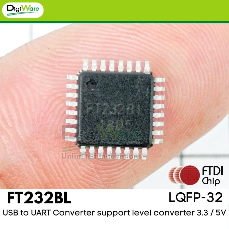 Jual FT232BL FTDI USB to UART SMD LQFP 32 Pin | FT232 | Shopee Indonesia