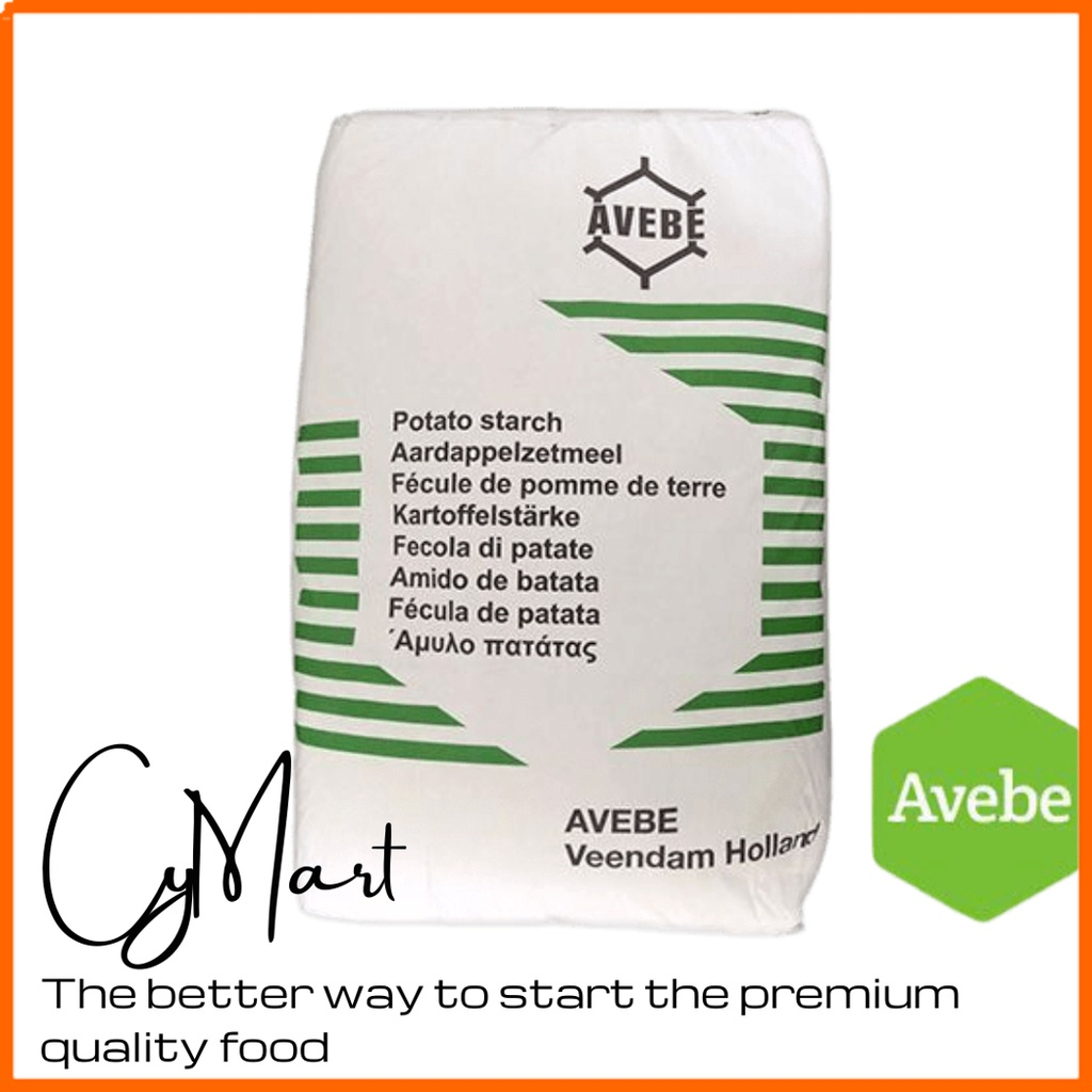 Jual Potato Starch Tepung Pati Kentang Putih 1 sak ( 25 KG ) AVEBE ...