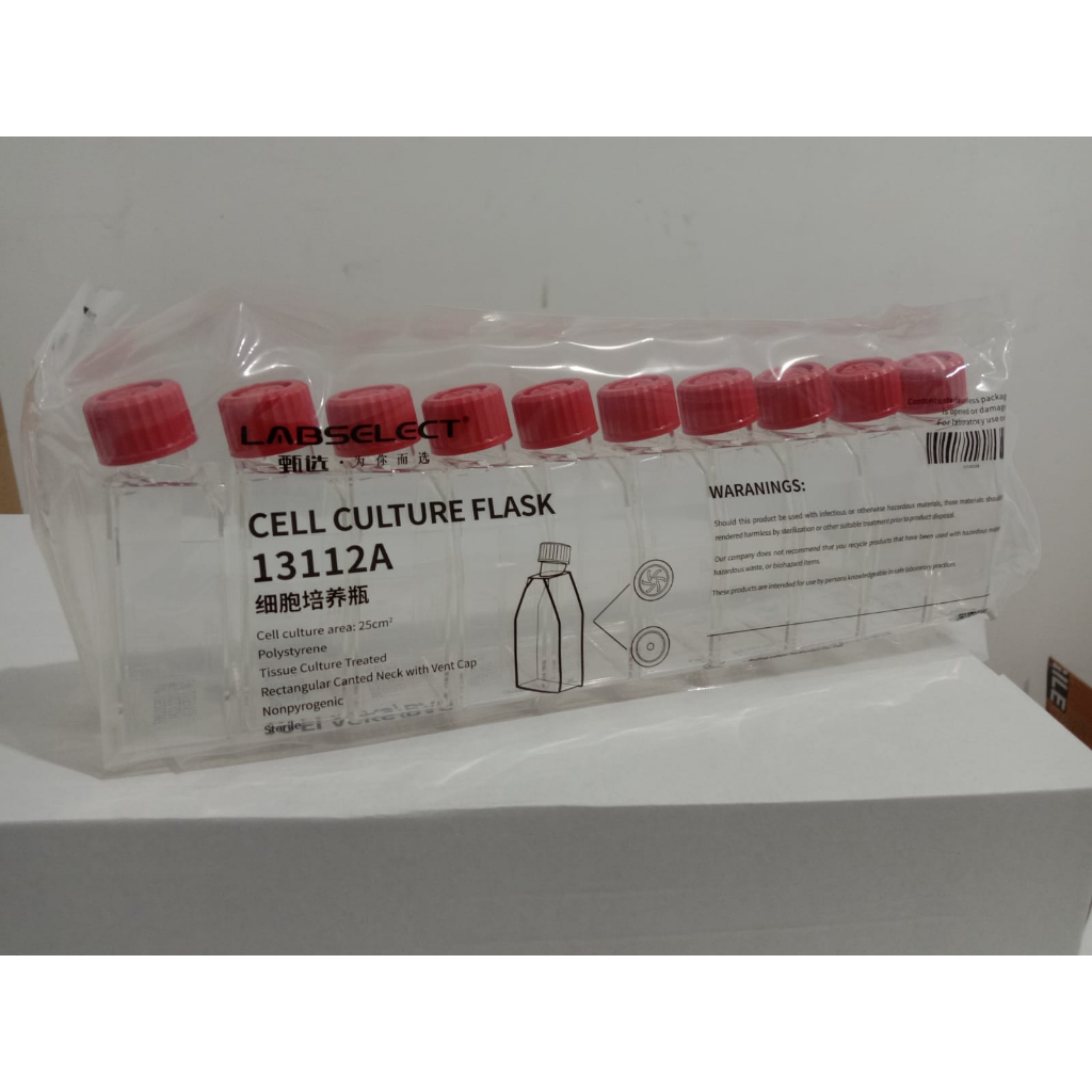 Jual Cell Culture Flask Filter Cap 25cm² TC Treated, Sterile 10pcs/pack ...