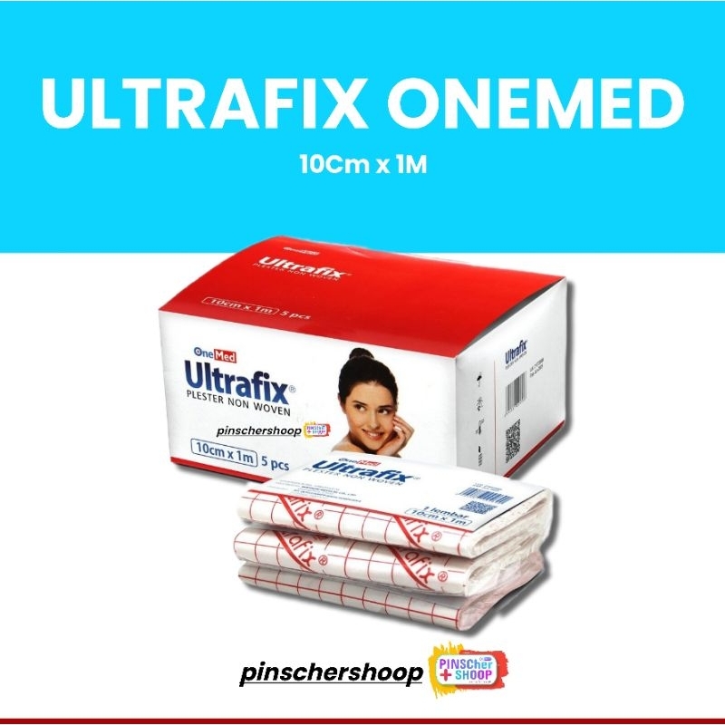 Jual Ultrafix Onemed 10cm x 1m Isi 5 Roll Plester Non Woven / Box ...