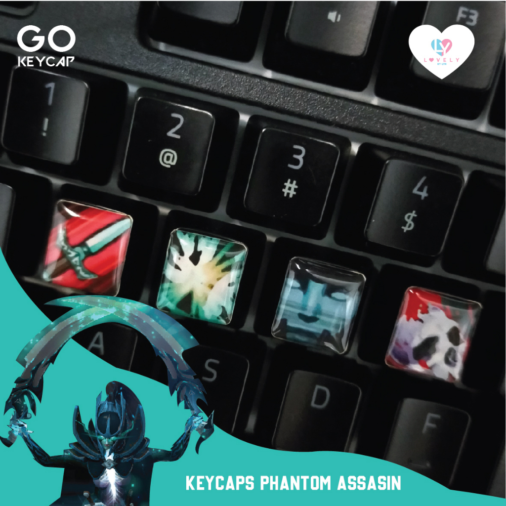 Jual Keycaps PBT Dota 2 Phantom Assasin Ability | GO KEYCAPS | Shopee ...