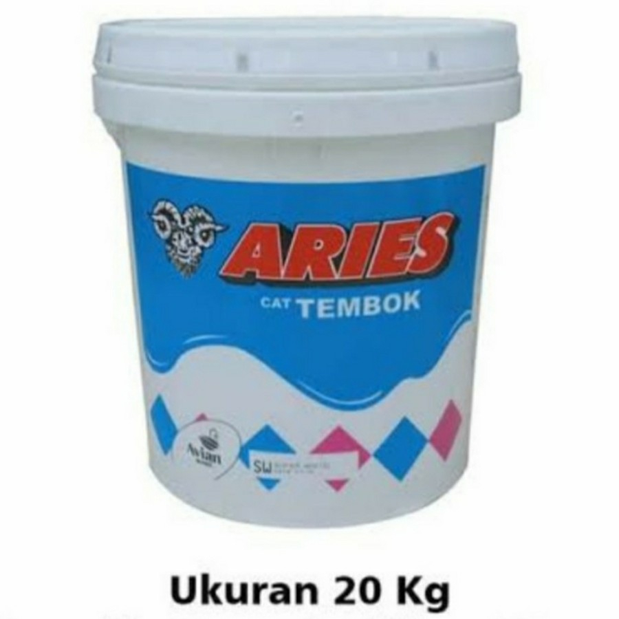 Jual Cat Tembok Aries Pail 20 kg Cat Plafon Pailan Avian | Shopee Indonesia