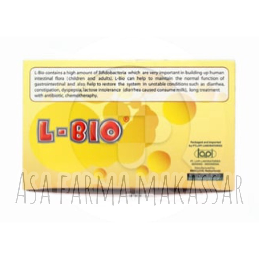 Jual L-Bio Probiotik Untuk memelihara Kesehatan Pencernaan (kemasan ...