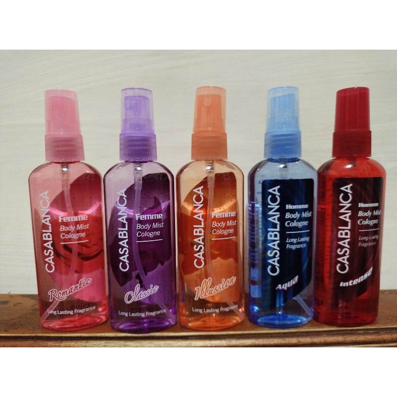 Jual Casablanca Body Mist Cologne 100ml | Shopee Indonesia