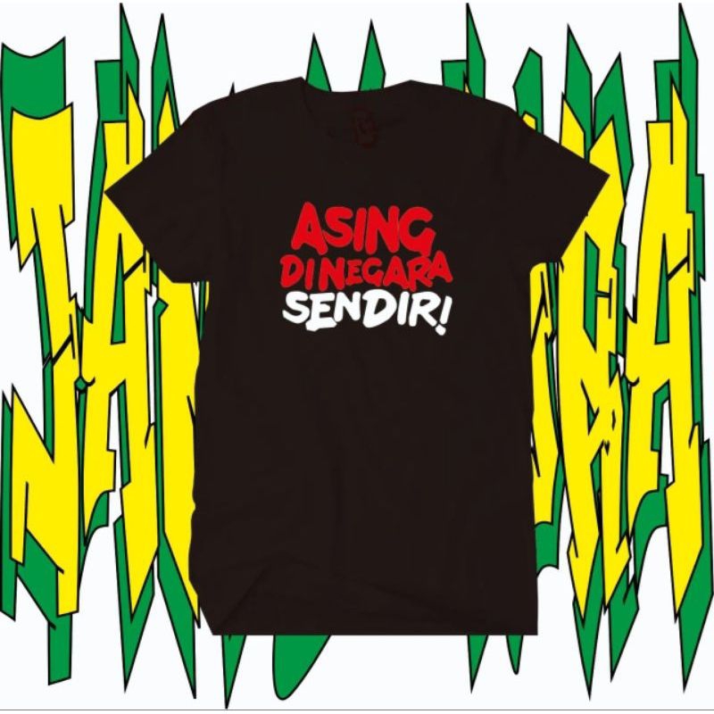 Jual JEBER KAOS ASING DI NEGARA SENDIRI / BAJU RAKYAT INDONESIA ...