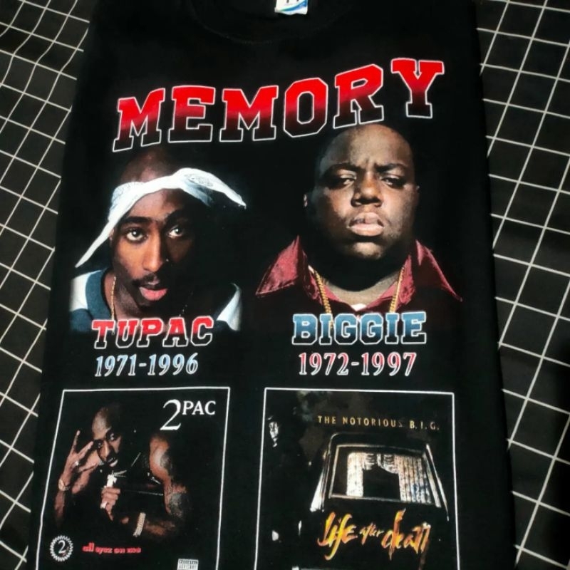 Jual kaos baju tupac 2pac biggie greatest of all time death records row ...