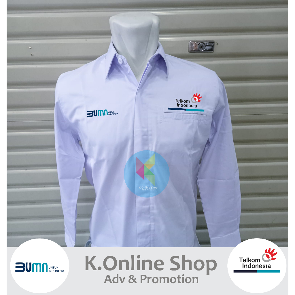 Jual kemeja bumn telkom indonesia seragam bumn telkom indonesia baju ...