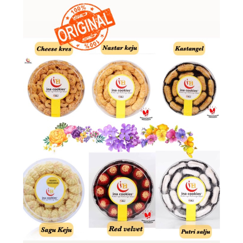 Jual Ina Cookies kue Kering langsung kirim hari yang sama Nastar ...