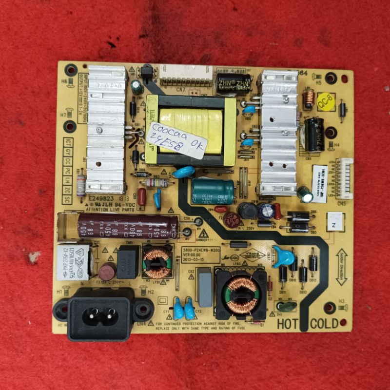 Jual MESIN TV COOCAA 24E58 POWER SUPPLY-REGULATOR& PSU ORIGINAL ...