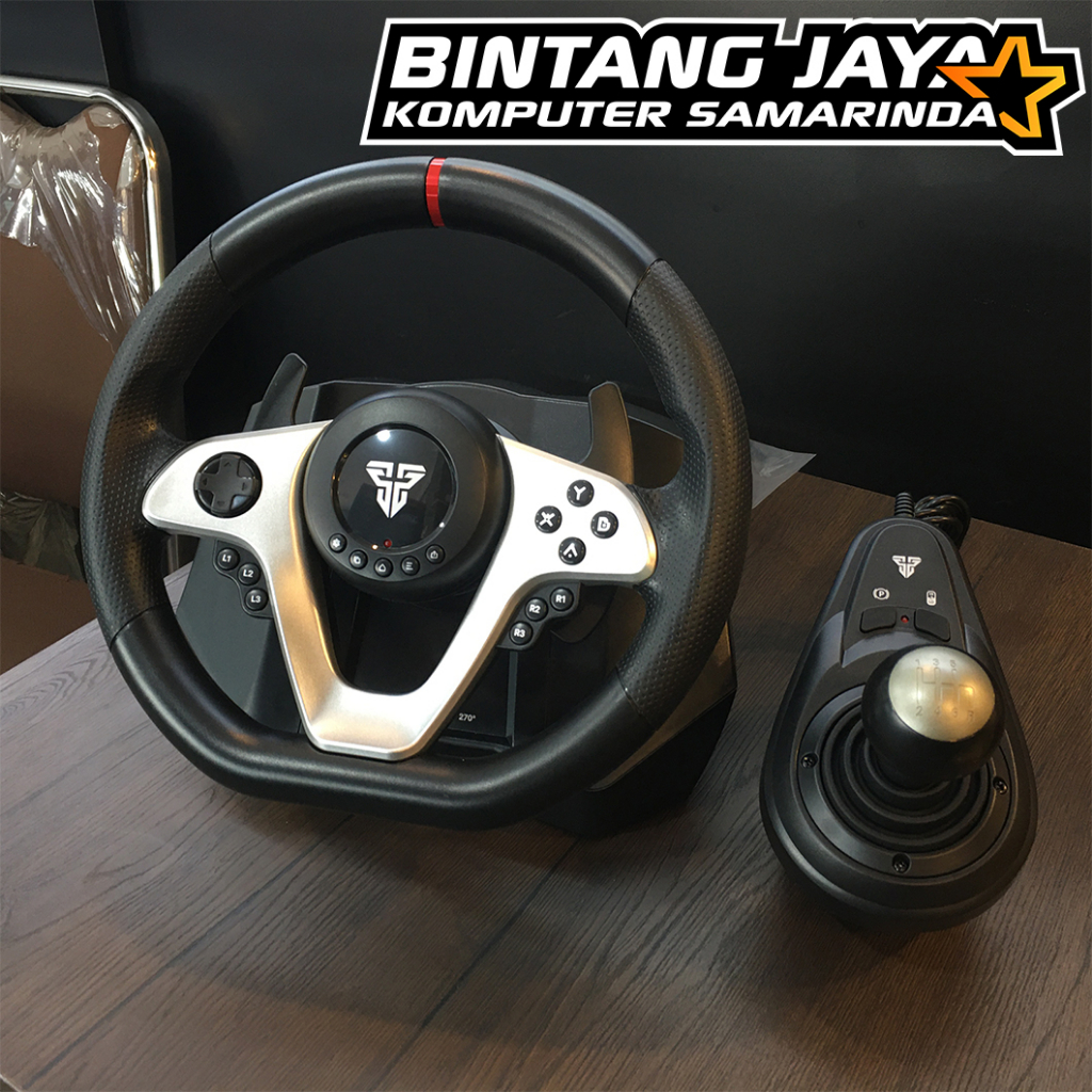Jual Fantech R1 Racing Wheel Simulator + Gear Shifter + Pedals | Shopee ...