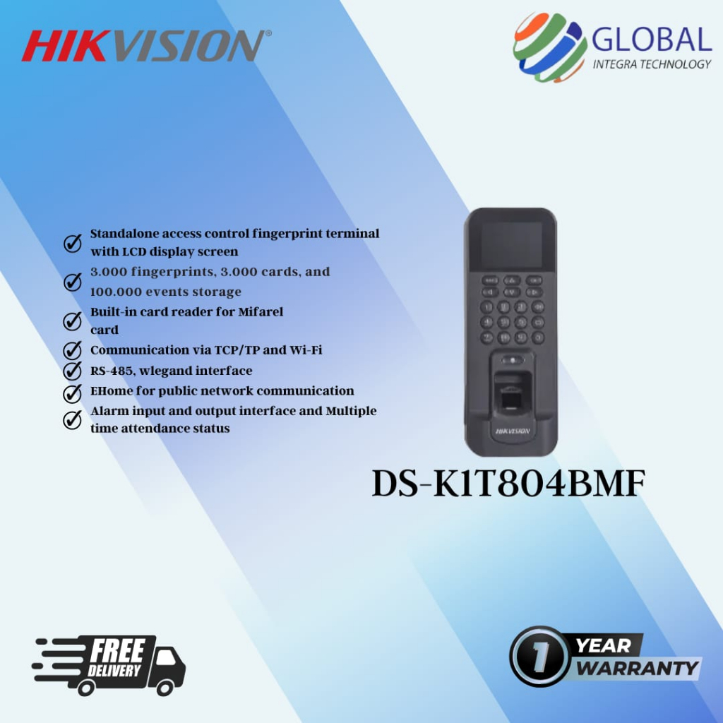 Jual Hikvision DS-K1T804BMF | Shopee Indonesia