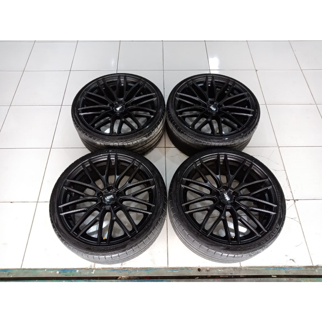 Jual Velg Racing Mobil Mercy R19 Ban 235 35 / 255 35 R19 Hitam PNP ...