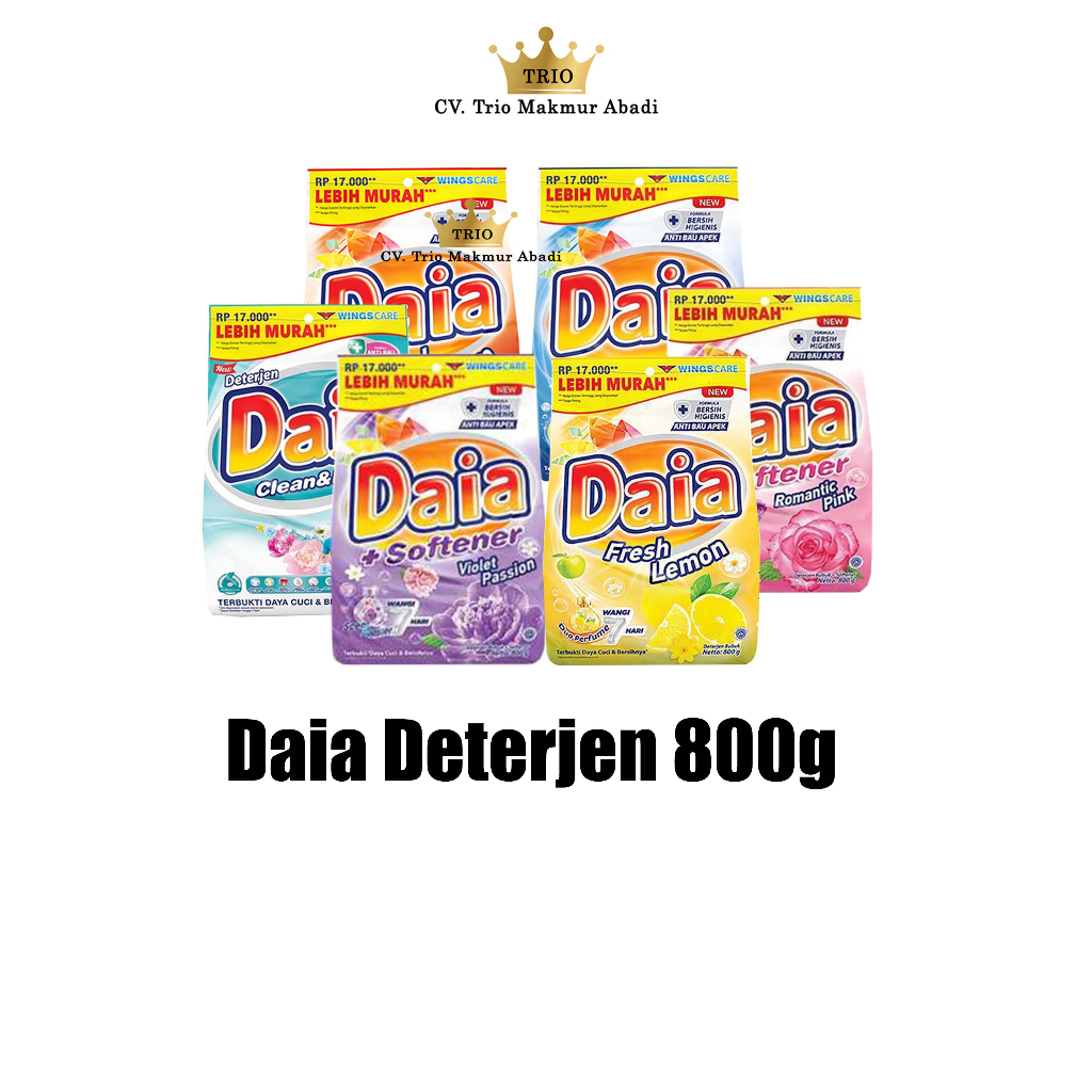 Jual Daia Deterjen Bubuk 800g | Shopee Indonesia
