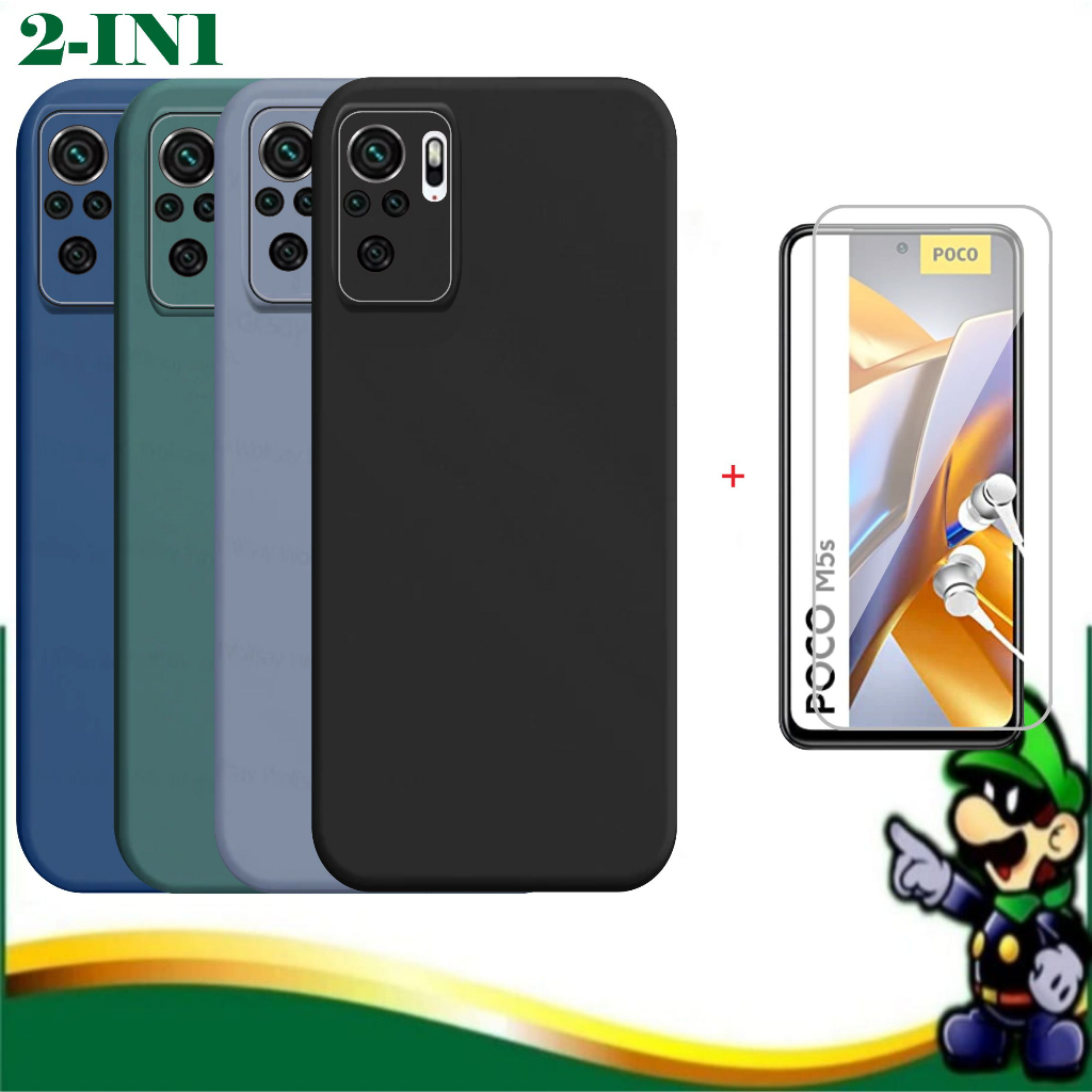 Jual Paket 2in1 Case Xiaomi Poco M5s 2022 Premium Slim Matte Softcase ...