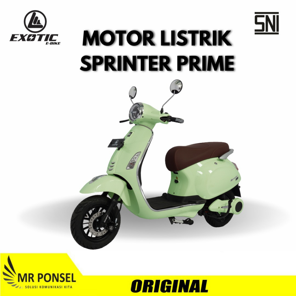 Jual SEPEDA LISTRIK MOTOR LISTRIK VESPA LISTRIK SPRINTER PRIME 1500 ...