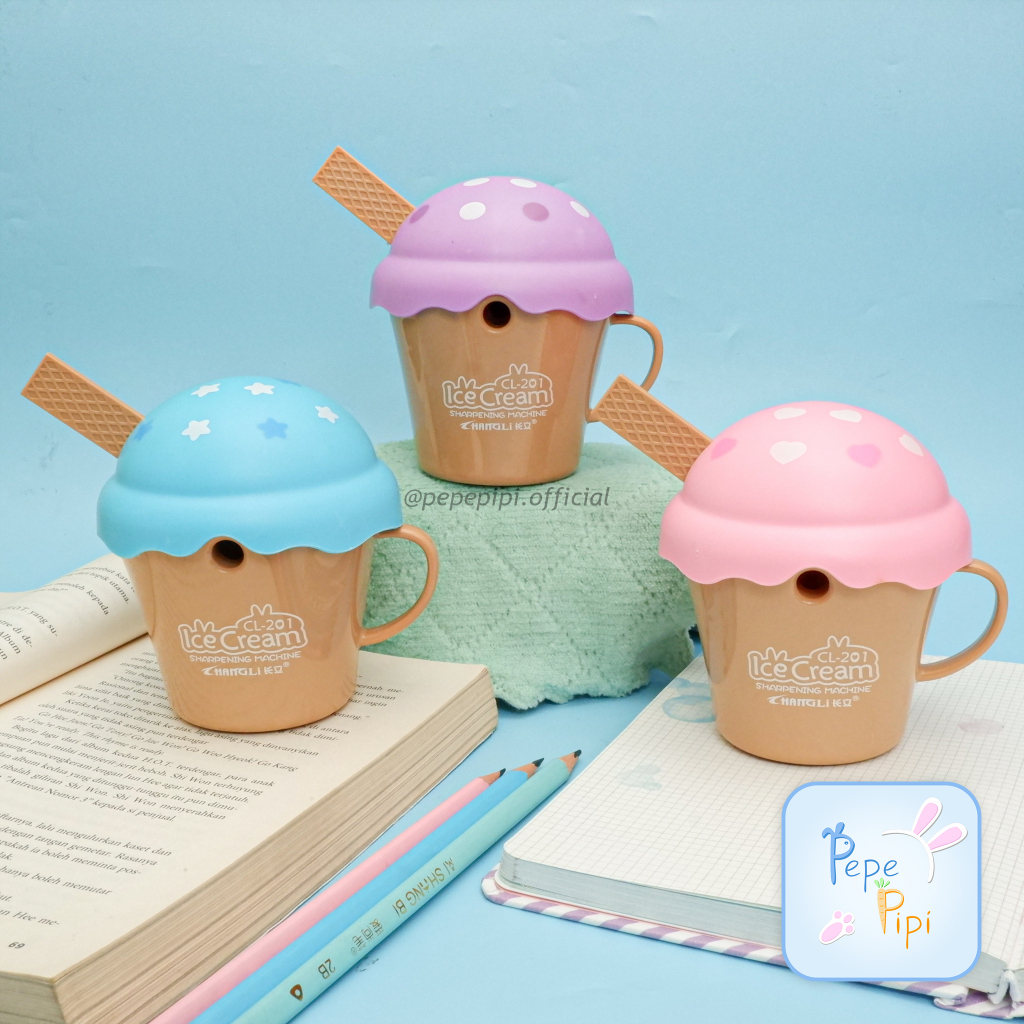Jual Rautan Meja Hang Li Gelas Ice Cream CL-201 Rautan Putar Serutan ...