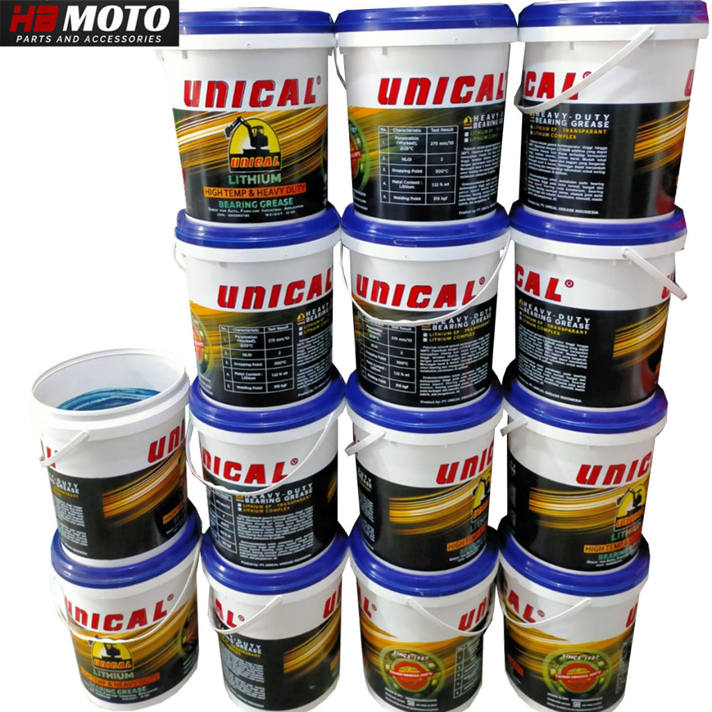 Jual 1 PAIL 15KG Minyak Gemuk UNICAL LITHIUM - High Temp & Heavy Duty ...