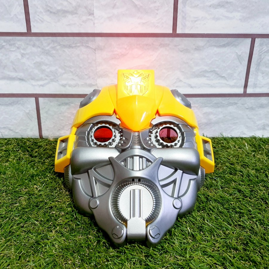Jual Topeng bumblebee transformers dengn lampu LED - bumblebee mask ...