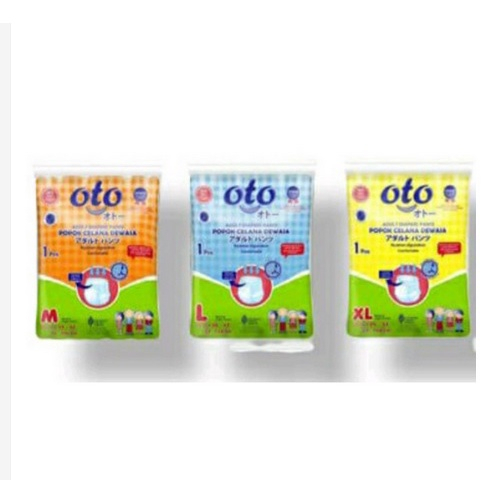 Jual OTO Popok Celana Dewasa / Adult Diaper Kemasan Sachet Per Satuan ...