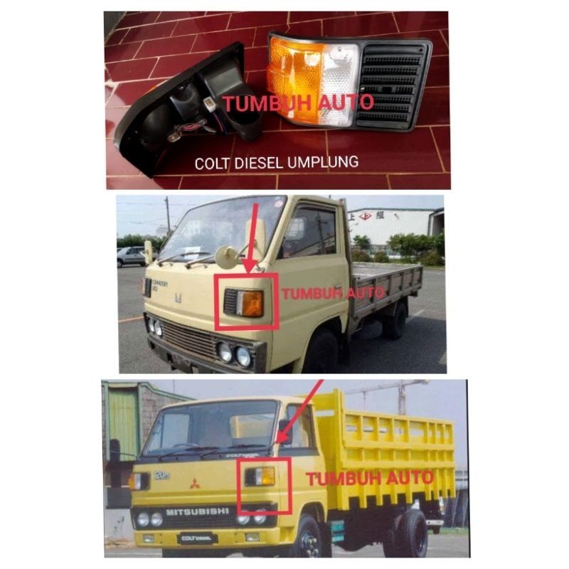 Jual Lampu Sign Sein Reting 2 Pcs Mitsubishi Colt Diesel Truck Umplung ...