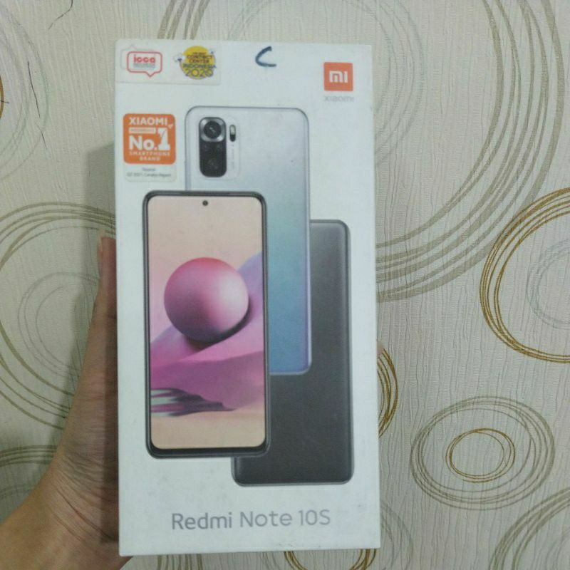 Jual Redmi note 10s 8/128 second fullset | Shopee Indonesia