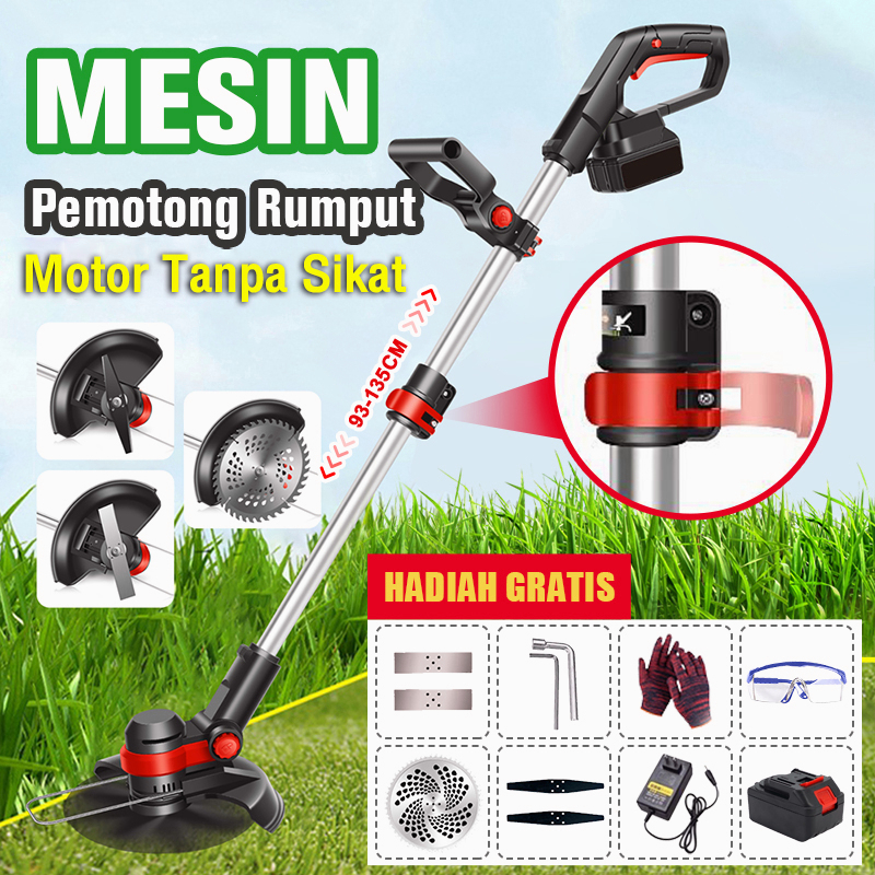 Jual Reaim Mesin Potong Rumput Baterai 48V Brushless Motor Pemotong ...