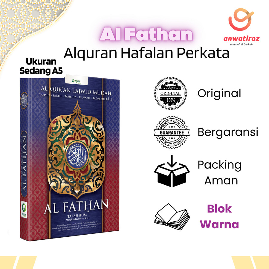 Jual Al Quran Per kata Al Fathan, Alquran Al Fathan A5 | Shopee Indonesia