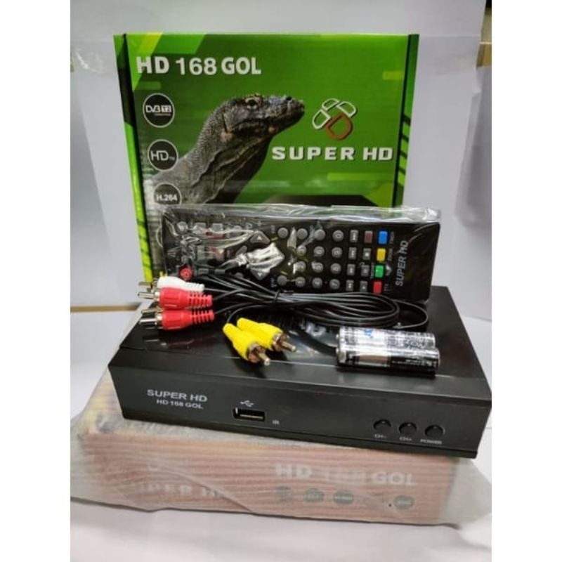 Jual DIGITAL STB SET TOP BOX SUPER HD 168 GOL komodo | Shopee Indonesia