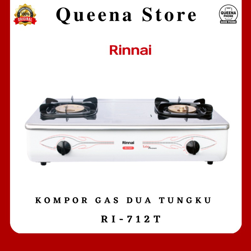 Jual KOMPOR GAS RINNAI 2TUNGKU TURBO RI 712T ORIGINAL 100% ( Dalam Kota ...