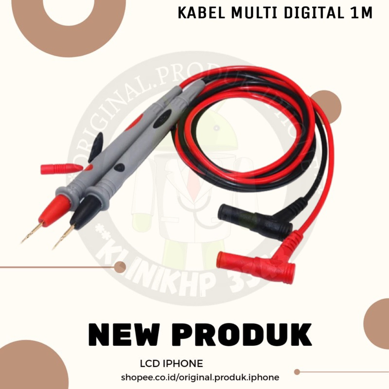 Jual KABEL DIGITAL MULTITESTER ORIGINAL 1M | Shopee Indonesia