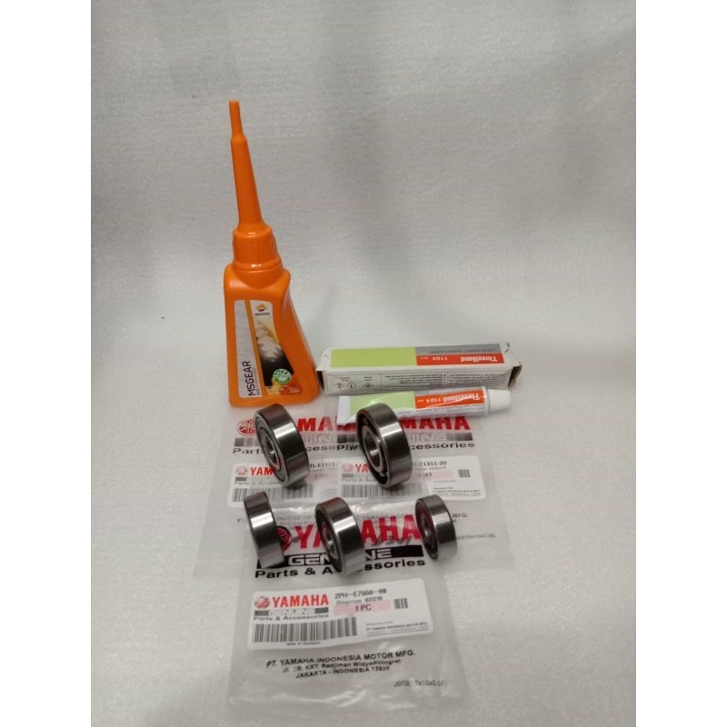 Jual BEARING/LAHER 5 PCS GIGI RASIO MIO/MIO M3/SOUL GT 125cc/FINO FI ...