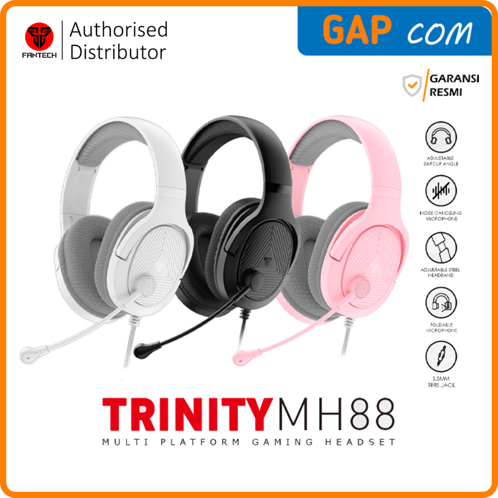 Jual Headset Gaming Fantech MH88 Trinity 3.5mm TRRS Multiplatform ...