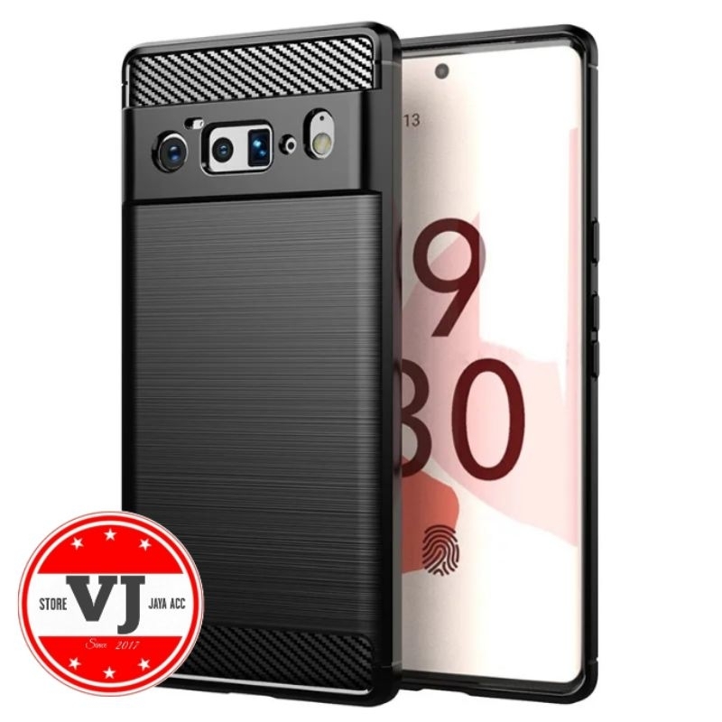Jual Softcase Carbon Fibre Silikon Google Pixel 6 Pro Case Cover Casing ...