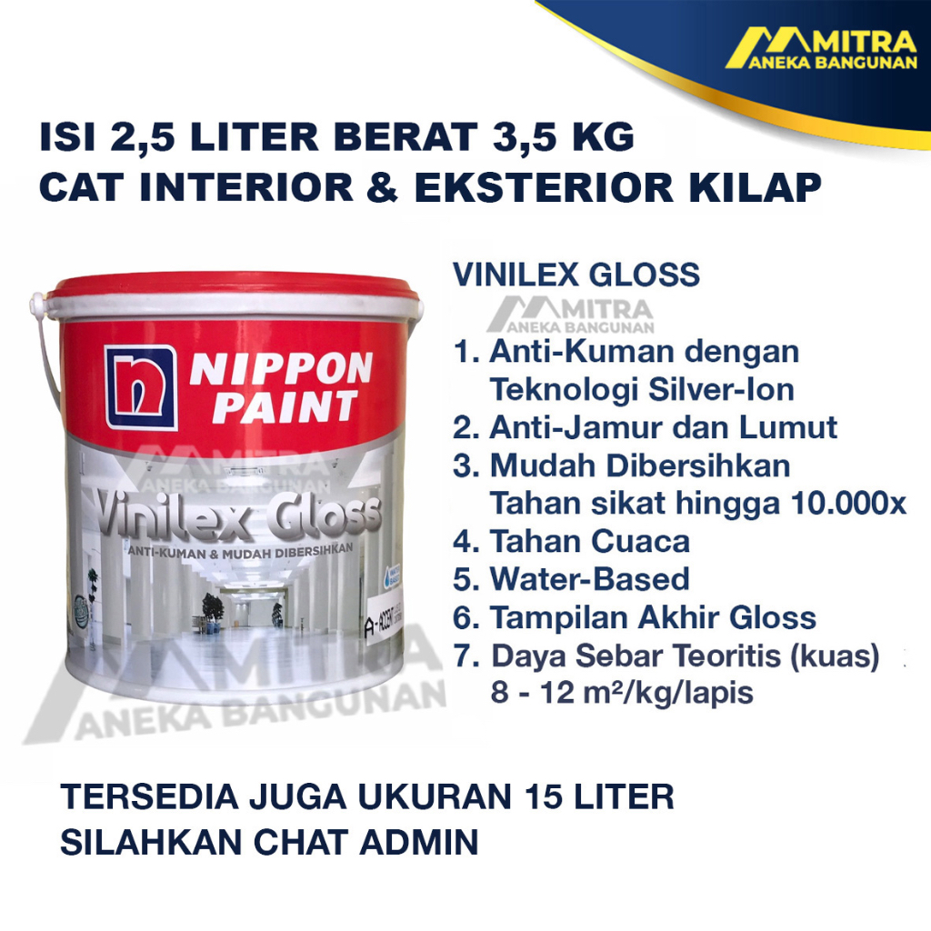 Jual CAT TEMBOK EKSTERIOR INTERIOR NIPPON PAINT BLUE BASH NP N 2013 P ...