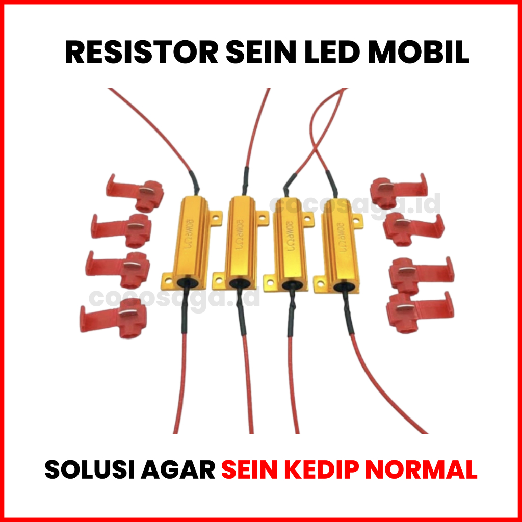 Jual Resistor Sein LED Mobil 50W 6 OHM - Solusi Lampu Sein Hyperflash ...