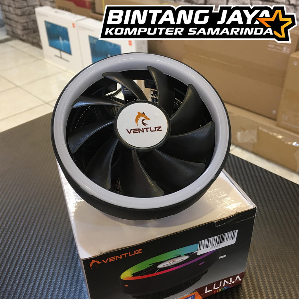Jual Ventuz CPU Processor Cooler Fan LUNA Chroma RGB | Shopee Indonesia
