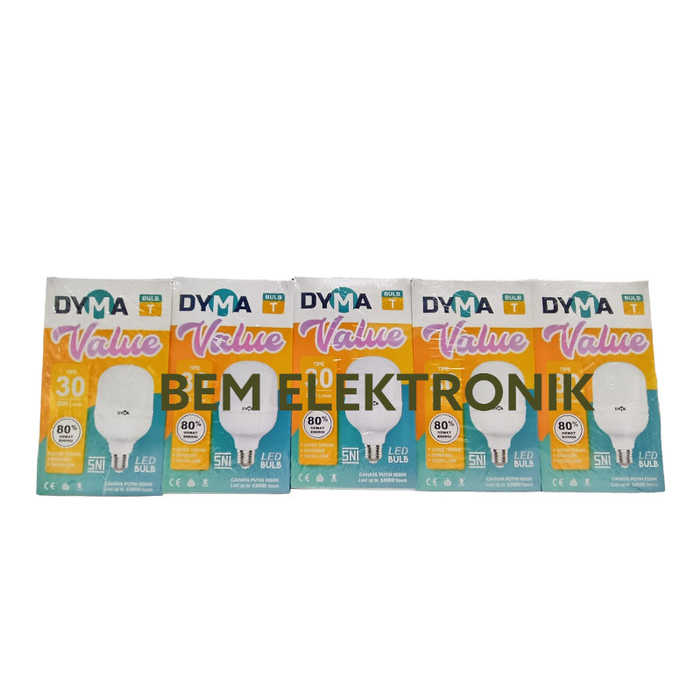 Jual Led T Capsule DYMA Tipe 30 Value 6500K | Shopee Indonesia